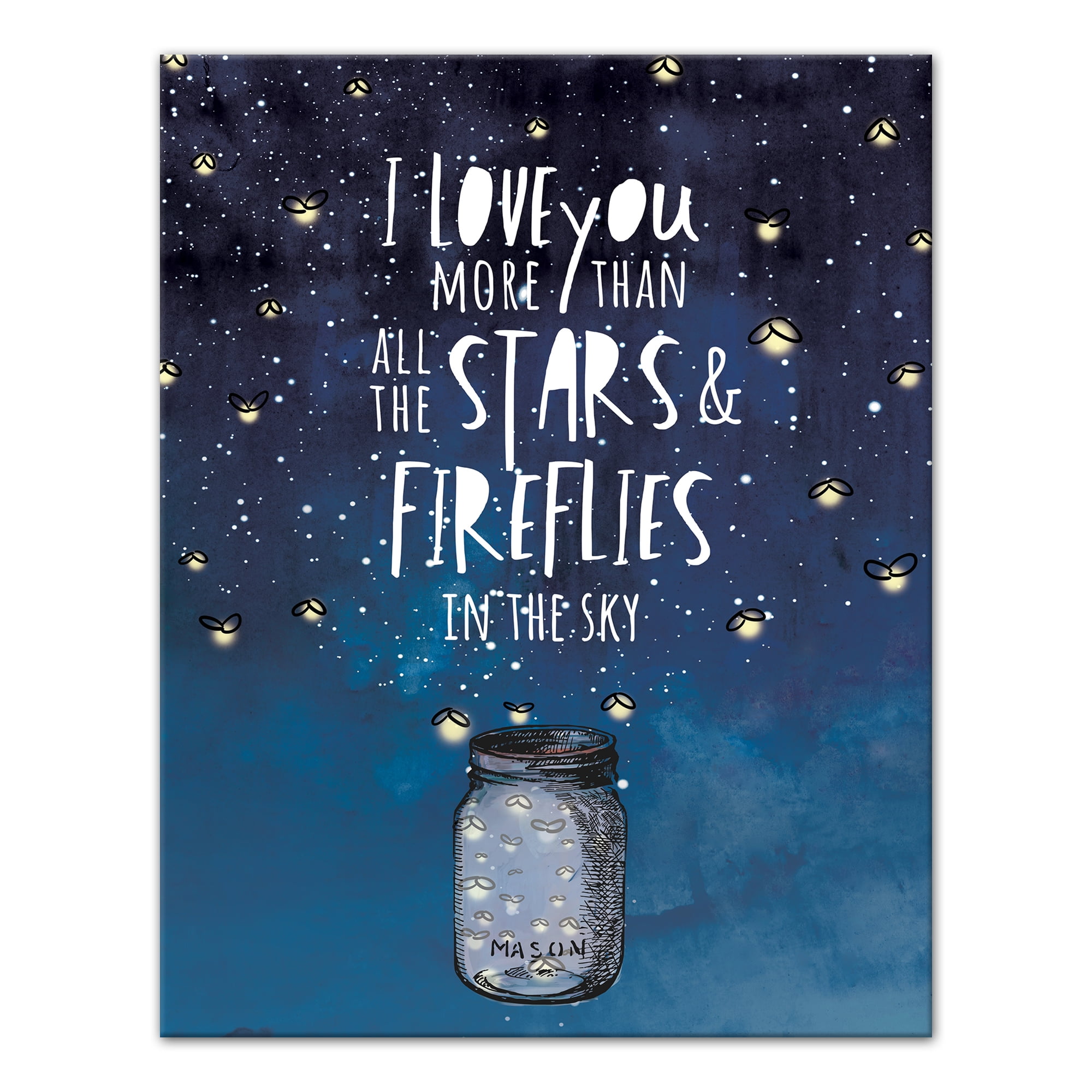 Creative Products Stars And Fireflies 11x14 Canvas Wall Art - Walmart.com