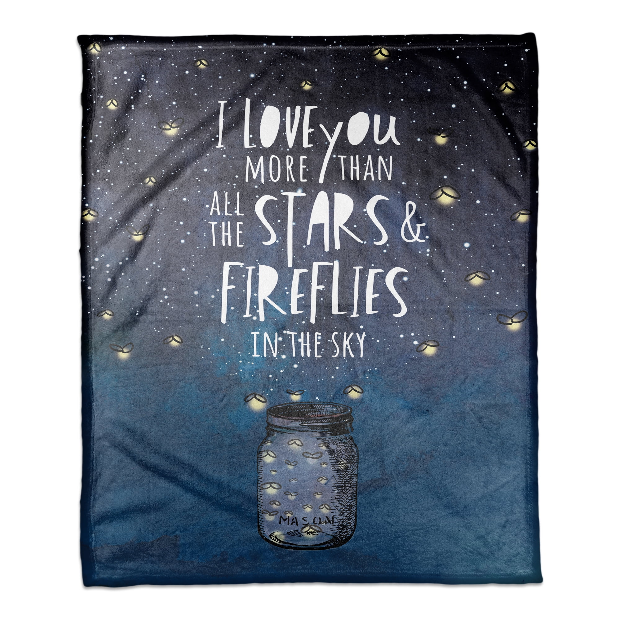 Creative Products Stars and Fireflies 30x40 Coral Fleece Blanket ...