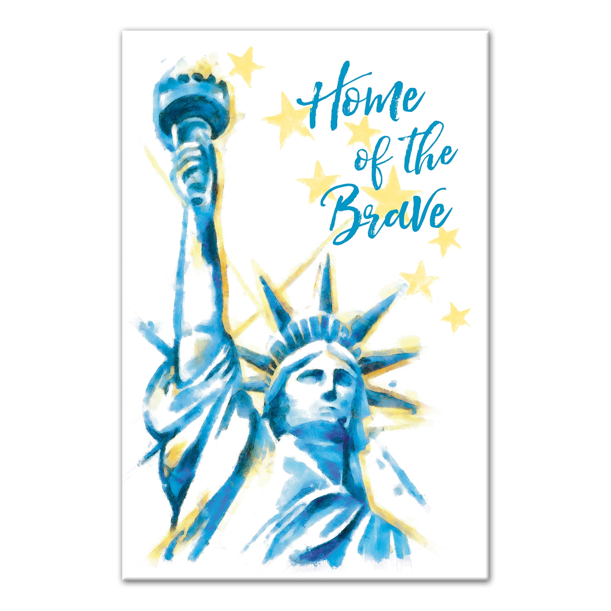 Creative Products Statue of Liberty with Home of the Brave 12 x 18 ...