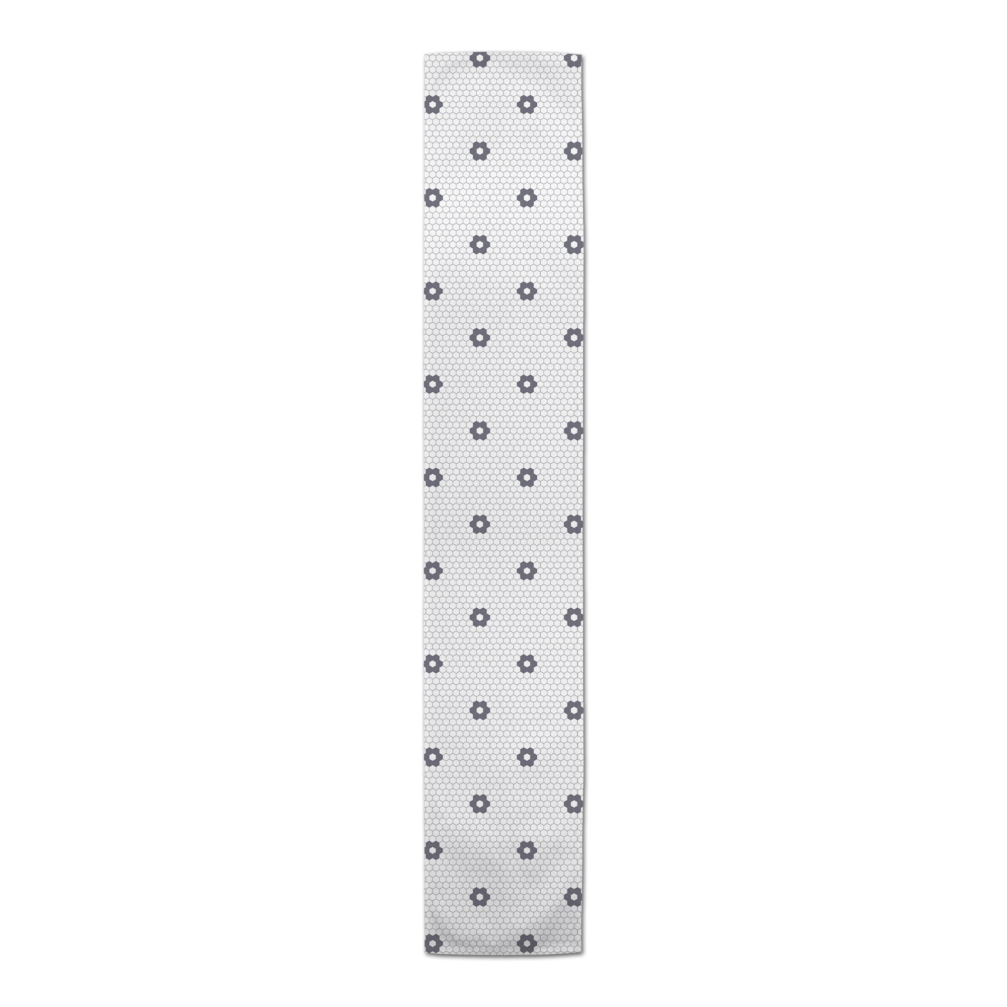 Creative Products Striped Border 16x90 Poly Twill Table Runner ...