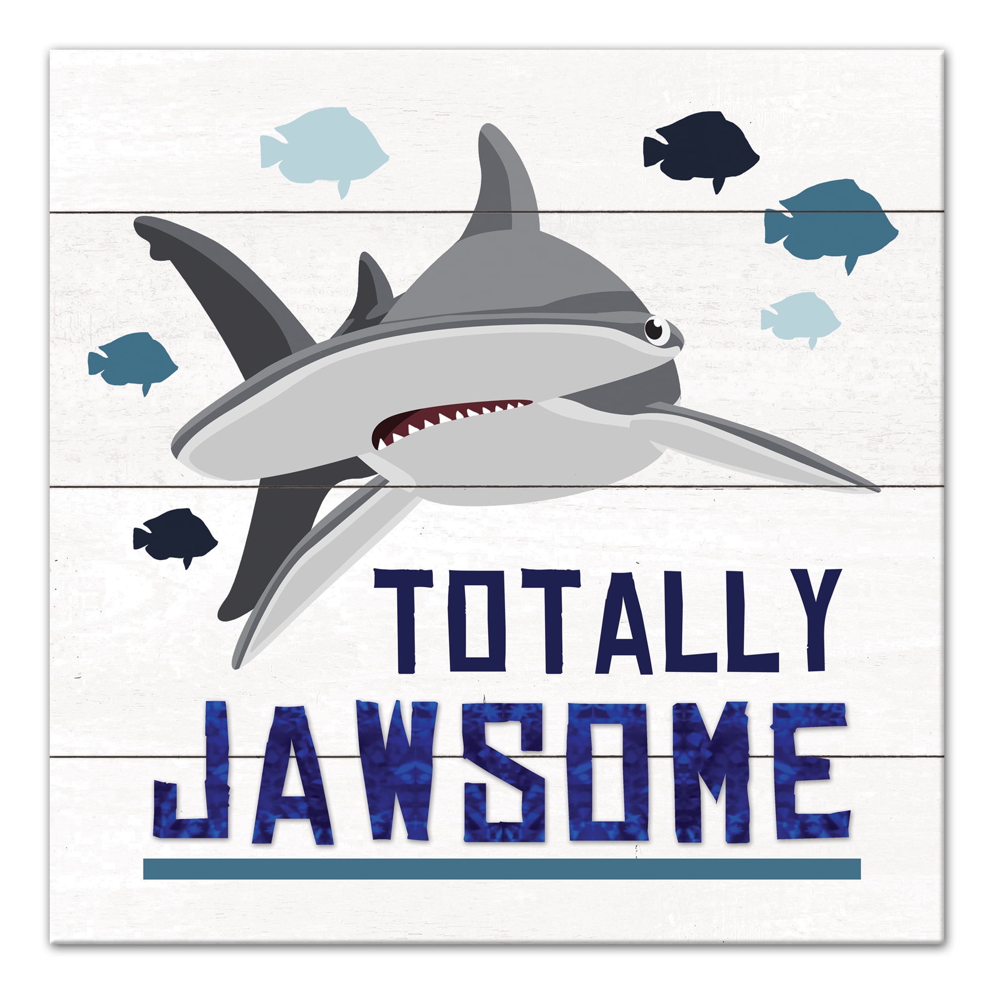 Creative Products Totally Jawsome 16x16 Canvas Wall Art - Walmart.com