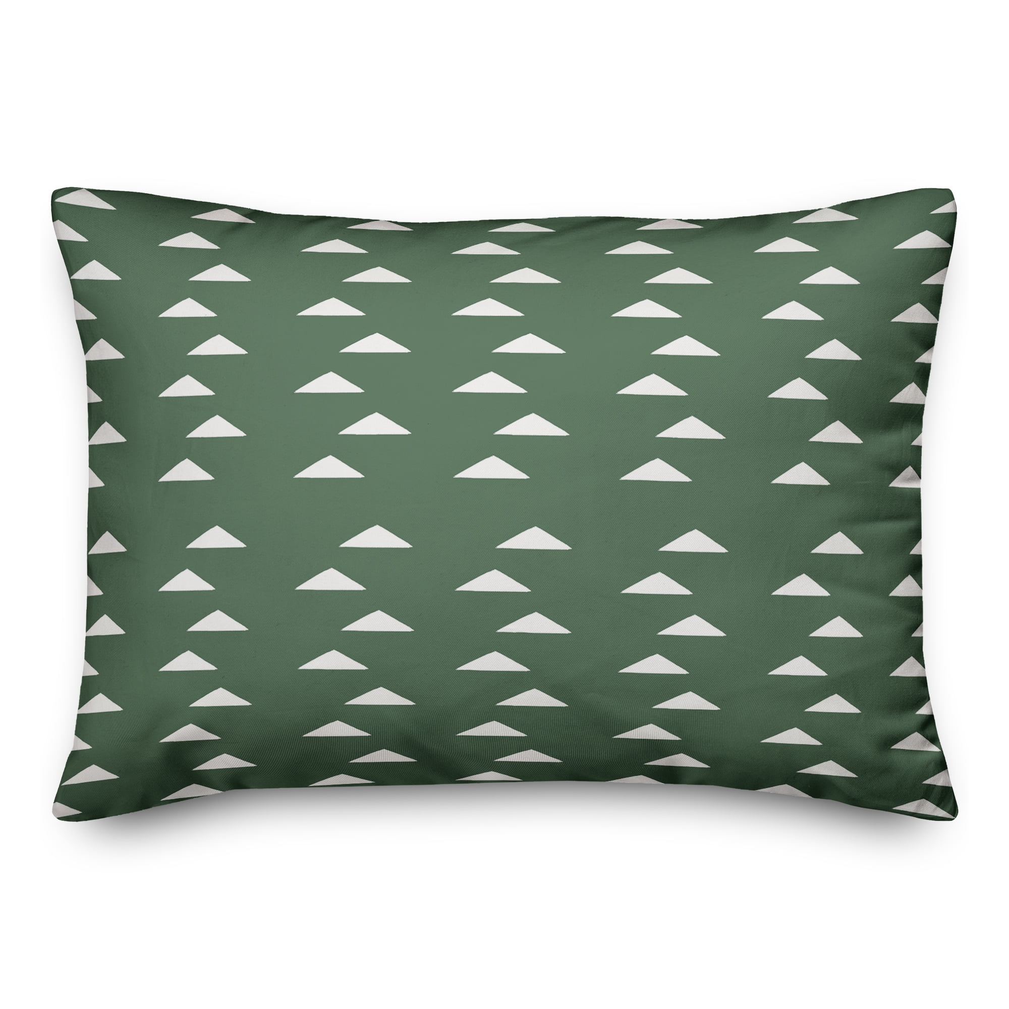 Creative Products Triangle Patterns Green 14 x 20 Indoor / Outdoor ...