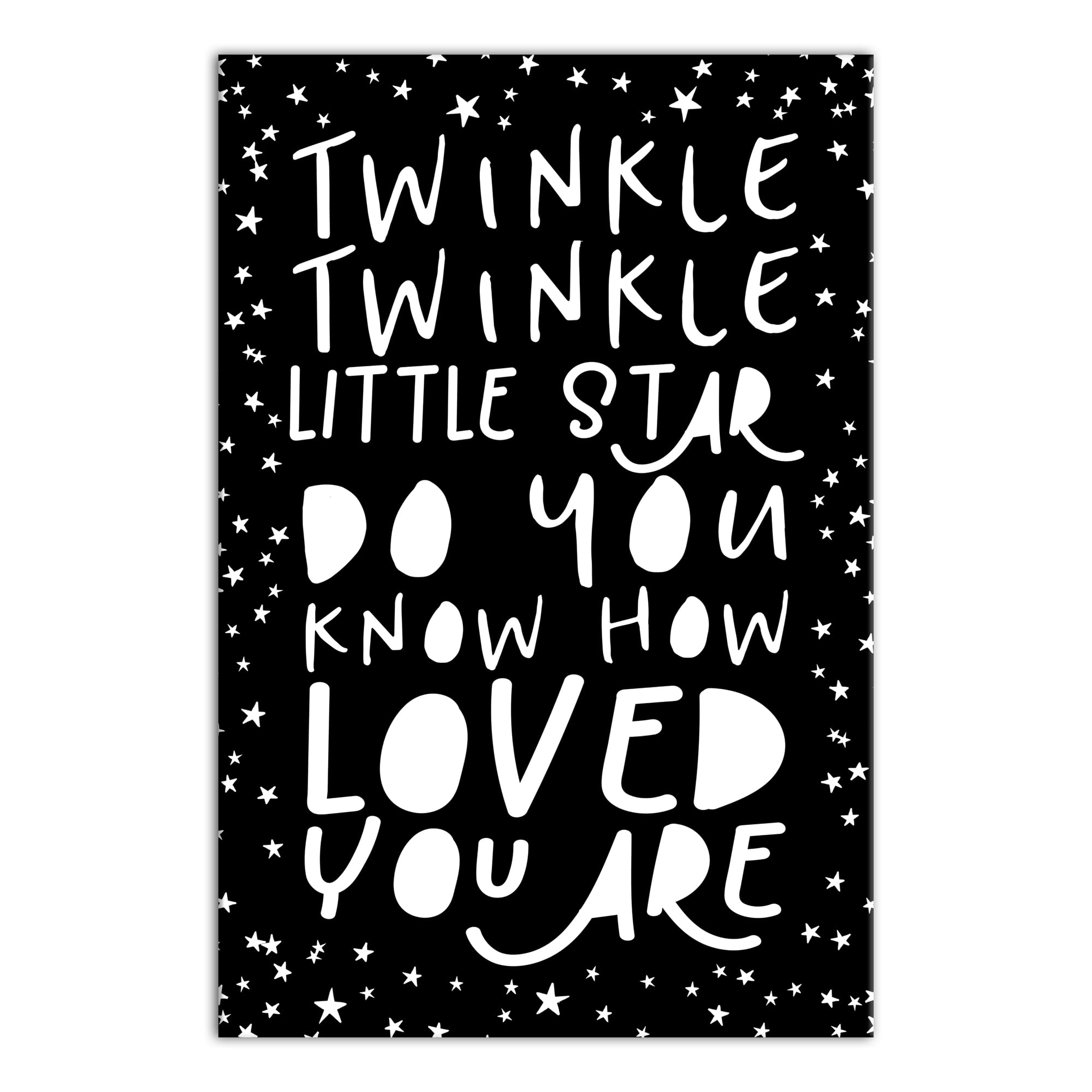 Creative Products Twinkle Twinkle Little Star 24x36 Canvas Wall Art ...