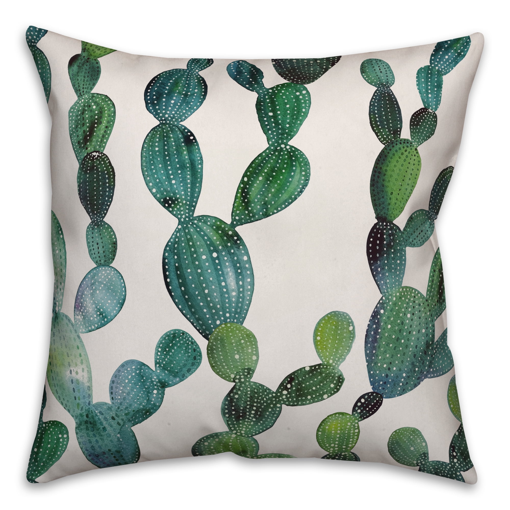 Creative Products Watercolor Cactus 20x20 Spun Poly Pillow - Walmart.com