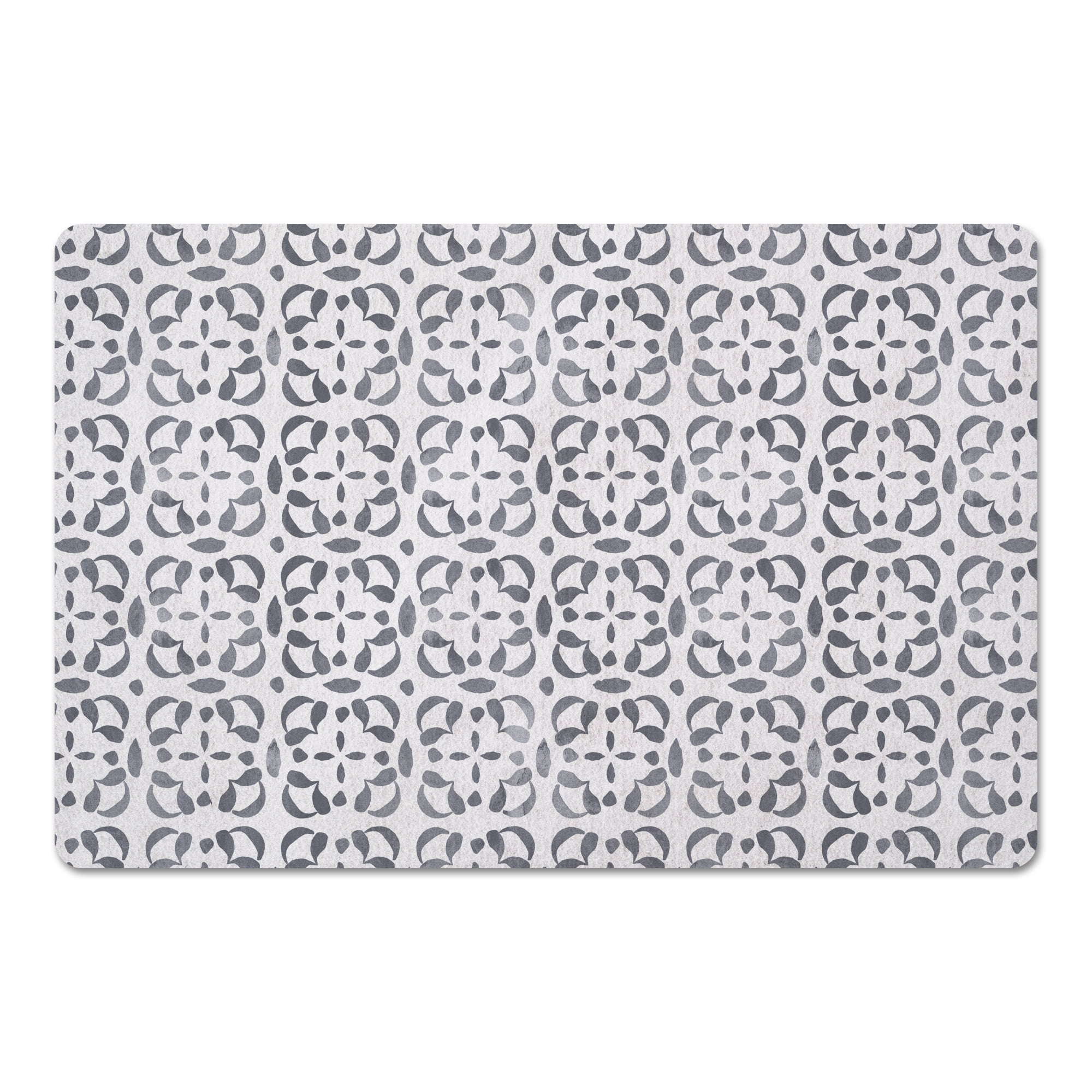 Creative Products Watercolor Tile Gray 27x18 Floor Mat - Walmart.com