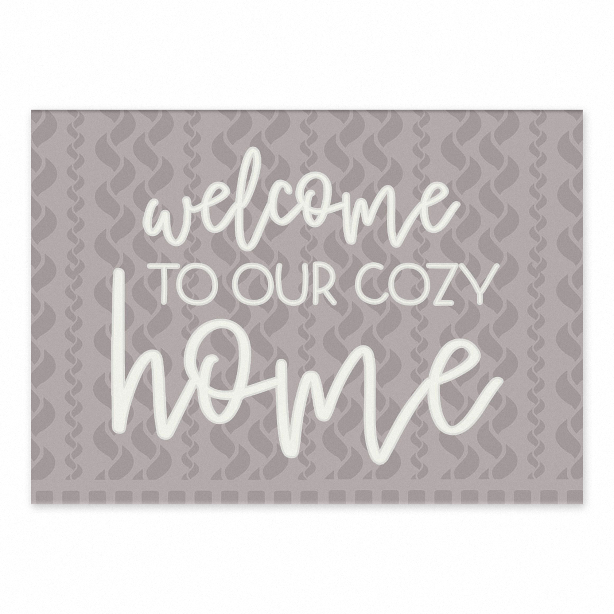 Creative Products Welcome Cozy Home 3 7 x 5 Tabletop Canvas - Walmart.com