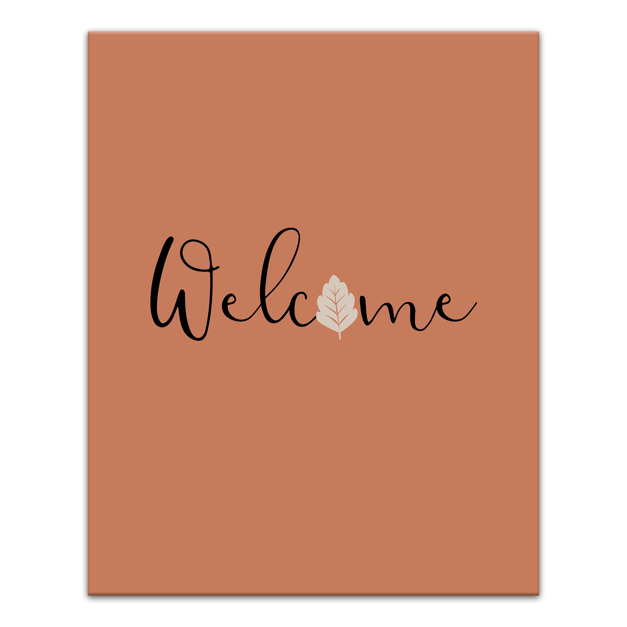 Creative Products Welcome Leaf 16 x 20 Canvas Wall Art - Walmart.com