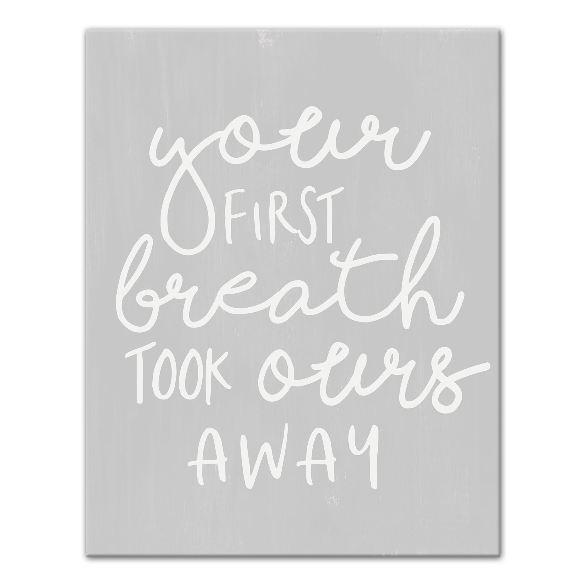 Creative Products Your First Breath 11x14 Canvas Wall Art - Walmart.com