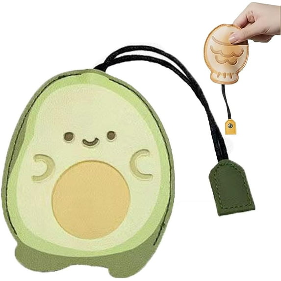 Creative Pull-Out Key Pouch, Cute PU Leather Retractable Key Holder ...