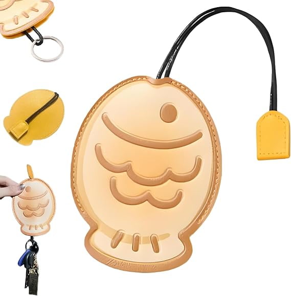 Creative Pull-Out Key Pouch, Cute Pu Leather Keychain, Retractable ...