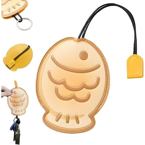 Creative Pull-Out Key Pouch, Cute Pu Leather Keychain, Retractable ...