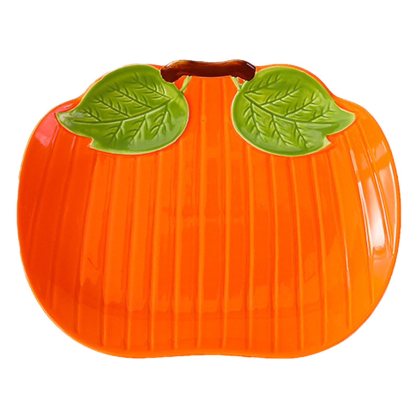 Creative Pumpkin Shaped Ceramic Dinner Plate And Dessert Plate For ...
