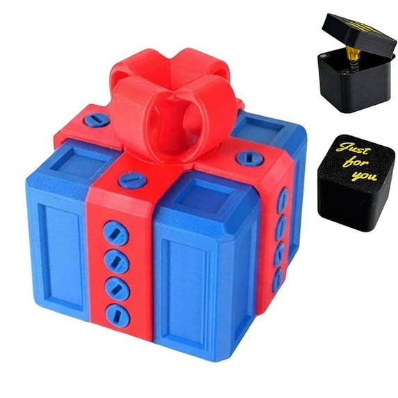 Creative Puzzle Gift Box with Nested Screws, Interactive Finger Reveal ...