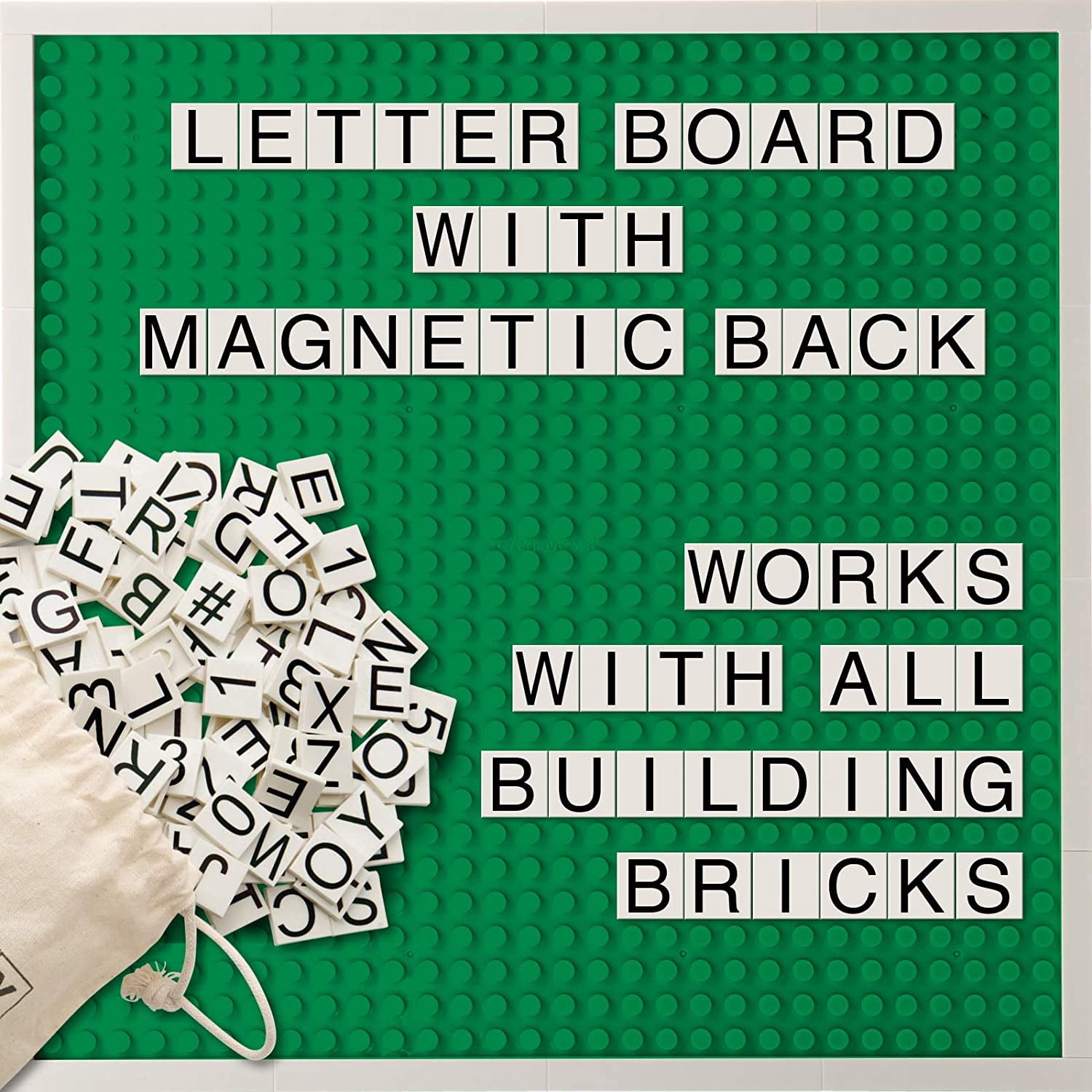 Creative QT Brick Building Letter Board - with Over 285 StoryBricks ...