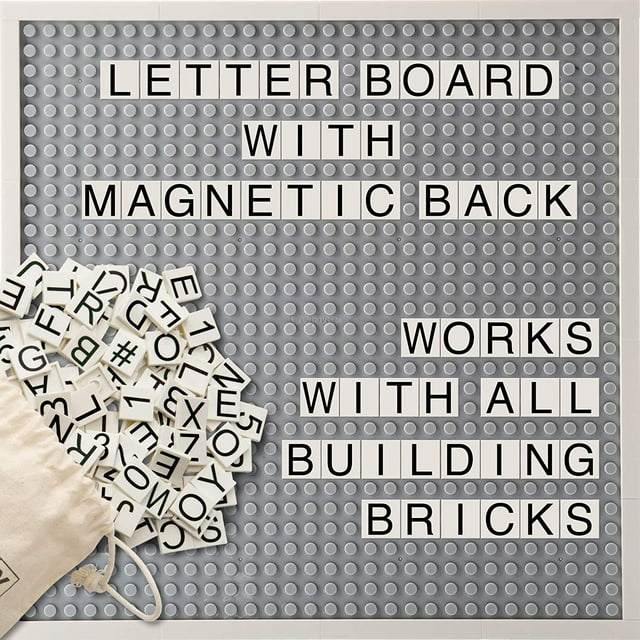 Creative QT Brick Building Letter Board - with Over 285 StoryBricks ...