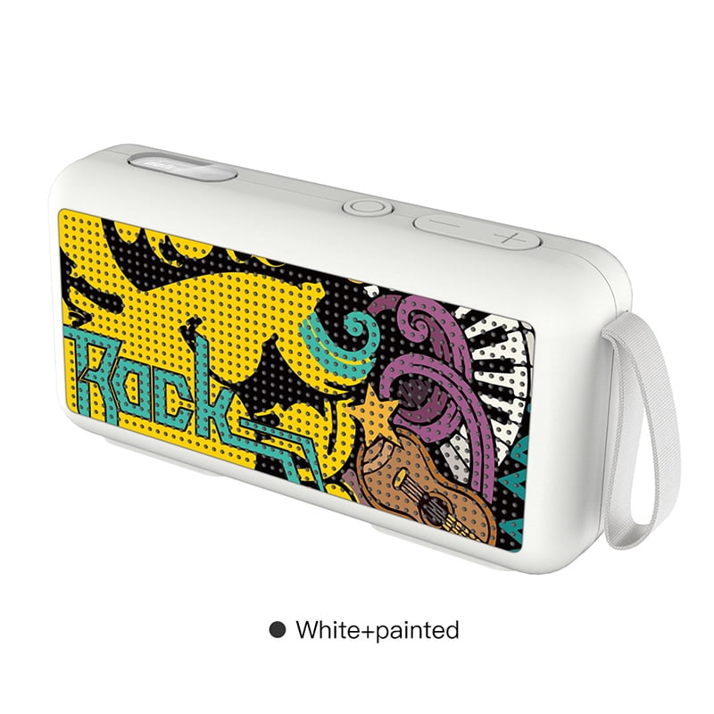 Creative Radio Bluetooth Speaker Graffiti Painted Wireless Radio FM ...