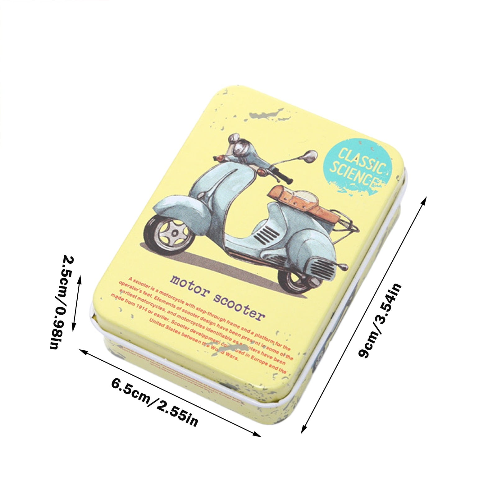 Creative Rectangular Tin Trinket Jewelry Organizer Decorative Boxes ...