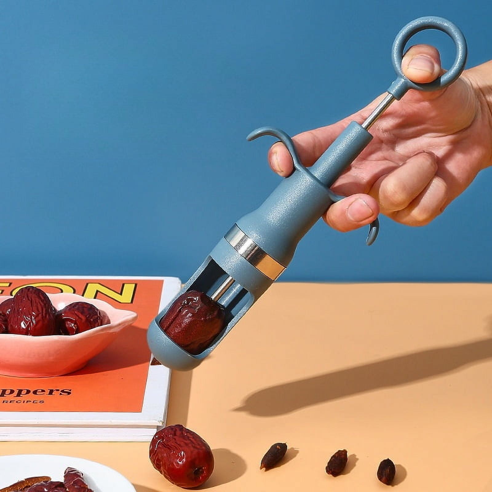 Creative Red Date Pitting Device Kitchen Gadget Fruit Pit Separator ...