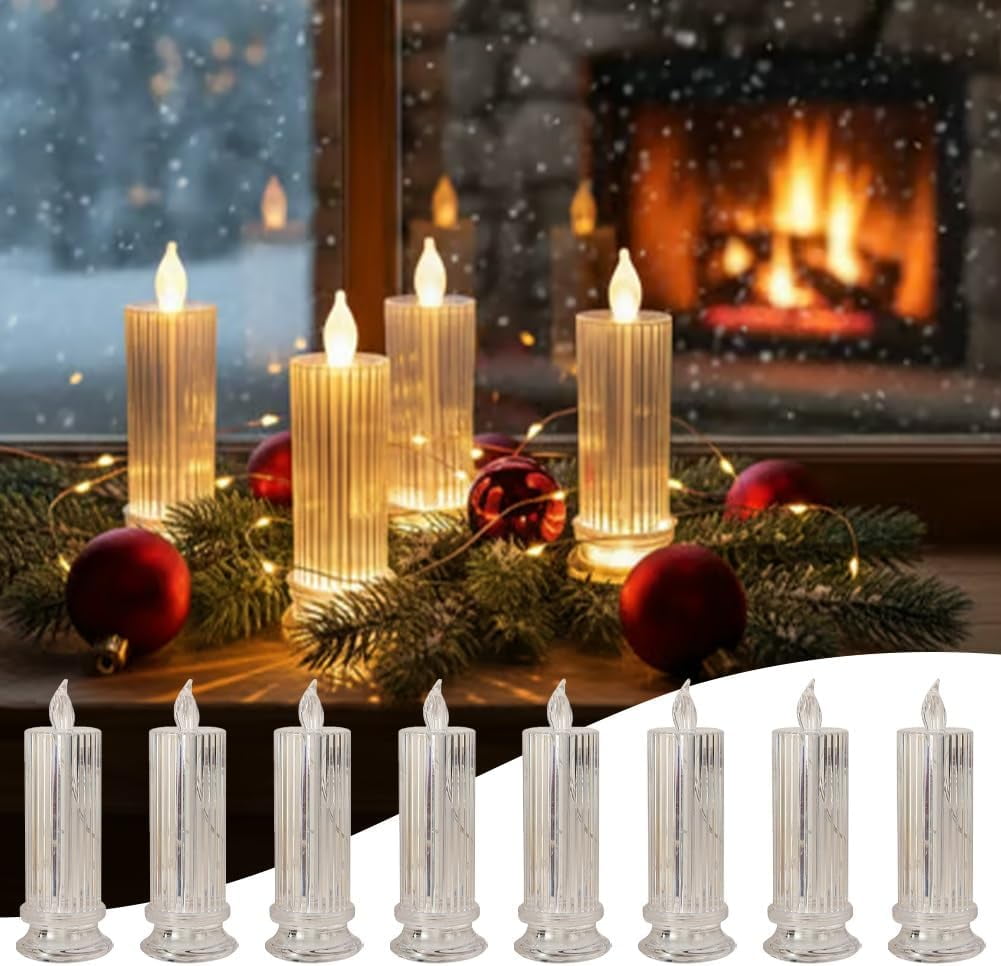 Creative Refractive Diamond LED Electronic Candle Lights, Flameless ...