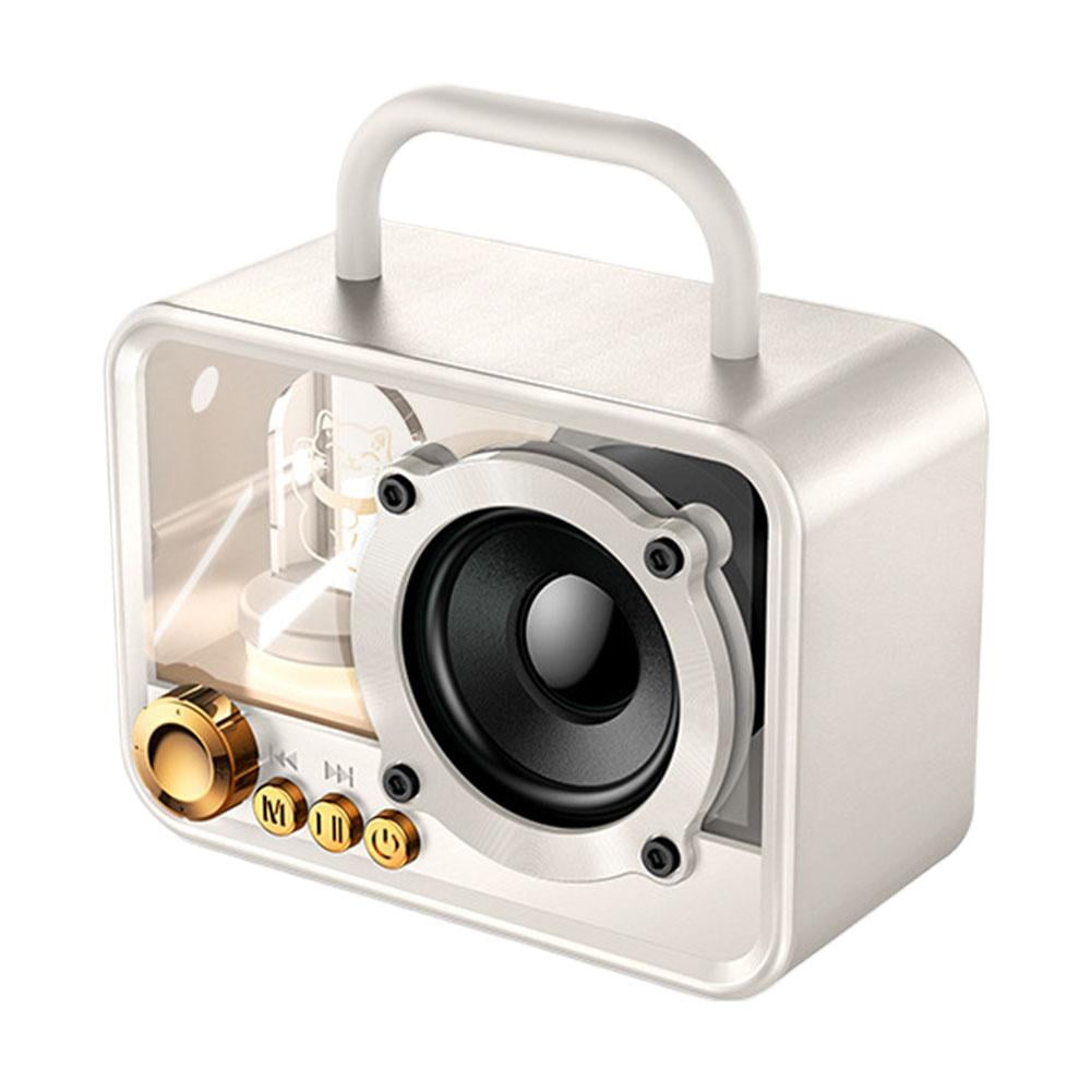 Creative Retro Bluetooth Speaker Portable Wireless Mini Subwoofer 360 ...