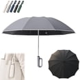 Creative Ring Buckle Windproof Reinforced Umbrella, Upgrade Thickened ...
