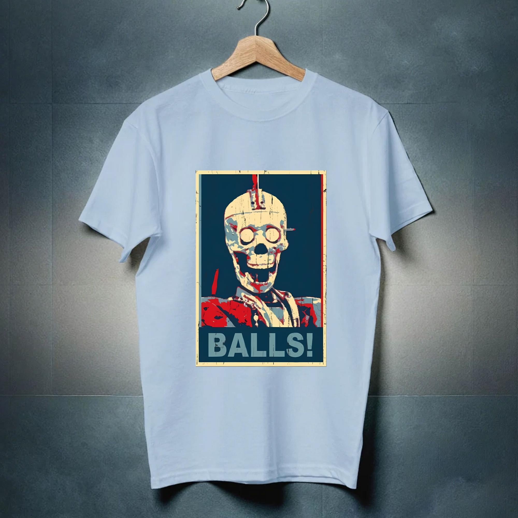 Creative Robot Balls Graphic Shirt Inspired by Comedy Series for Unique ...