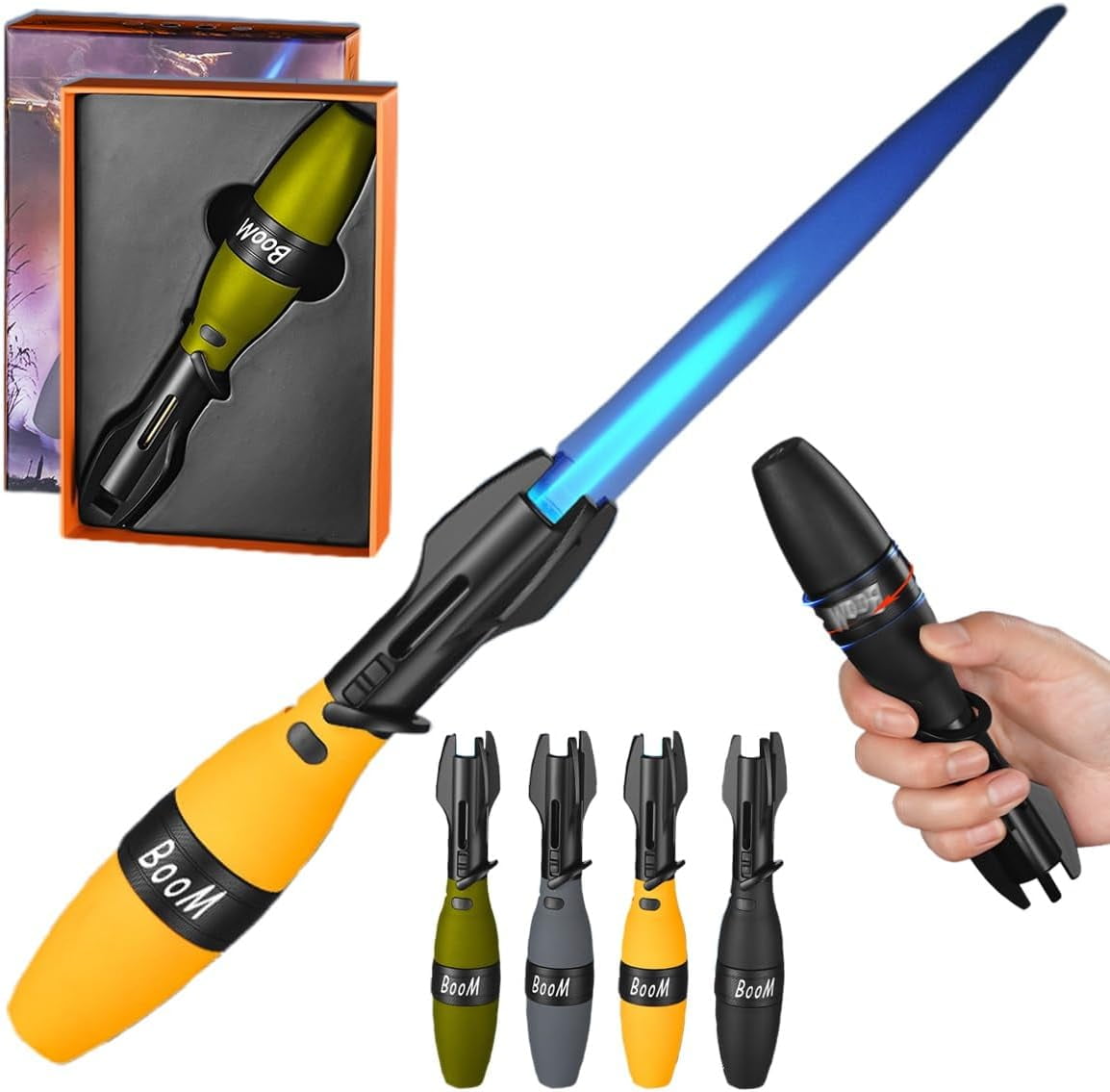 Creative Rocket Fidget Lighter, Wind-Resistant Blue Flame Torch Lighter ...