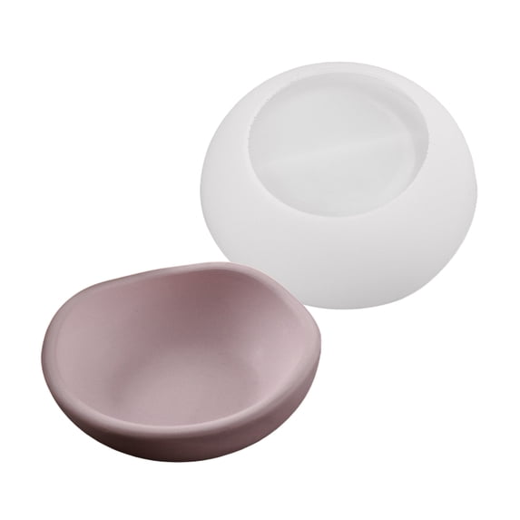 Creative Round Silicone Mold Epoxy Resin Casting Silicone Texture for ...