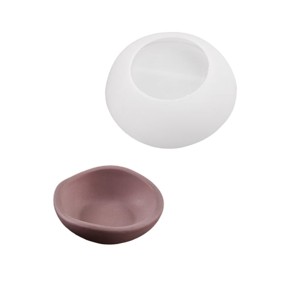 Creative Round Silicone Mold Epoxy Resin Casting Silicone Texture for ...