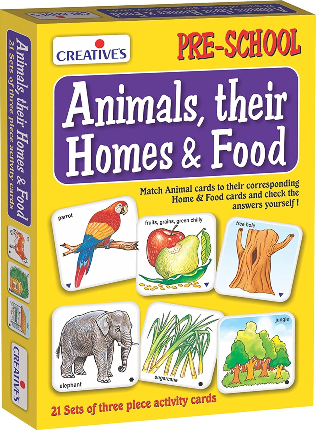 Creative'S Animals, Their Homes & Food | Education Of Animals | Animals ...