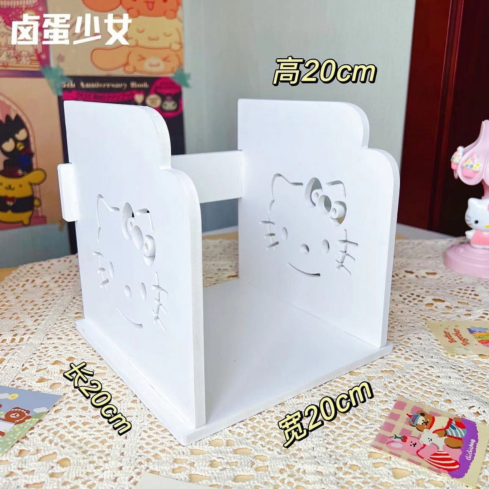 Creative Sanrio Cinnmoroll Hellokitty Bookshelf Storage Rack Desktop ...