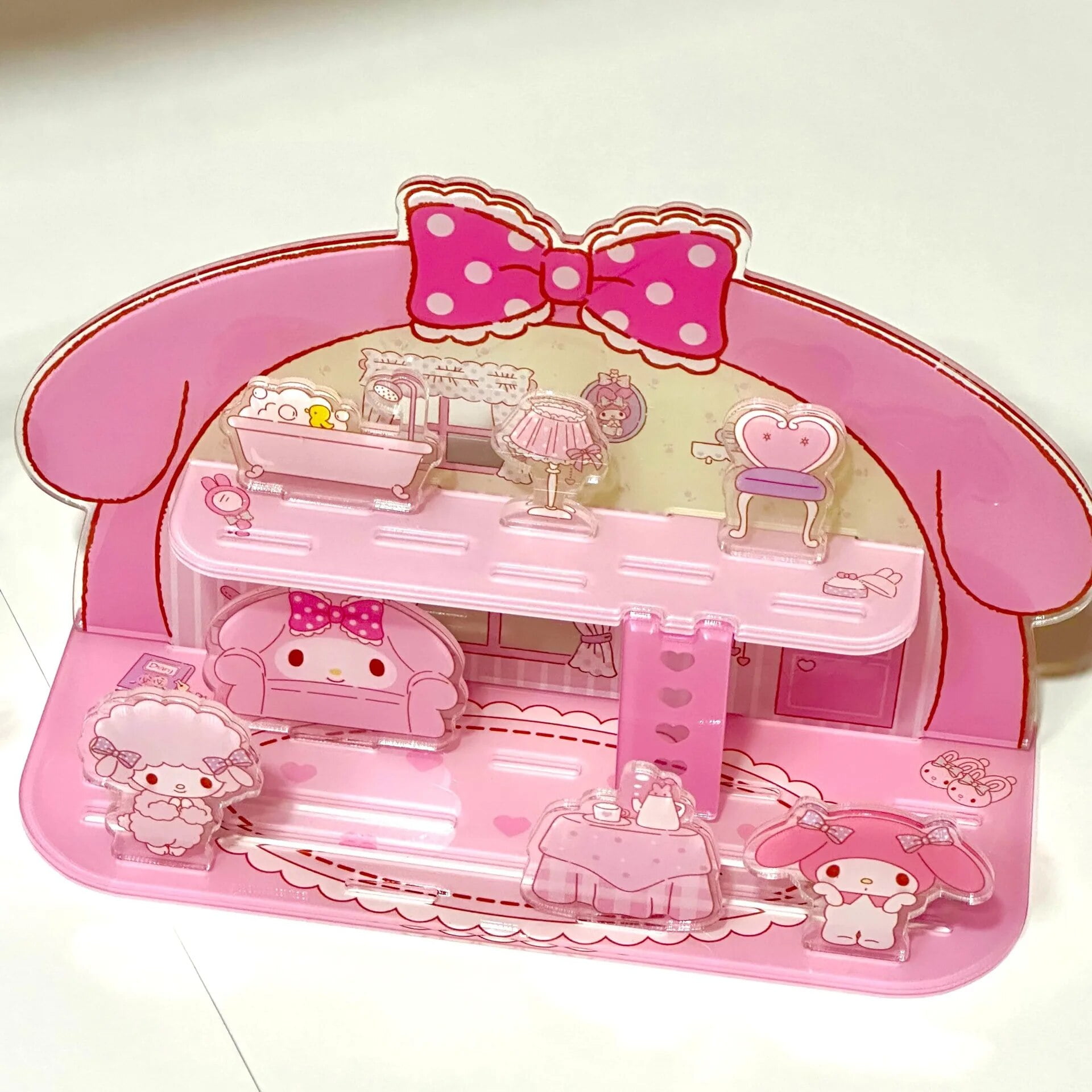 Creative Sanrio My Melody Kuromi Super Large Double-Layer Acrylic ...