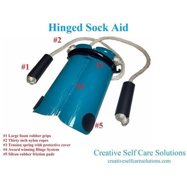 Creative Self Care Solutions - Hard Shell Folding Sock Aid, Medical ...