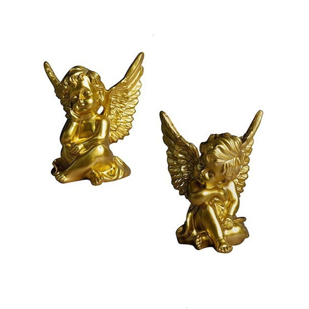 Creative Seraph Decors for Wedding Gift Wing Cherub Figurines Resins ...