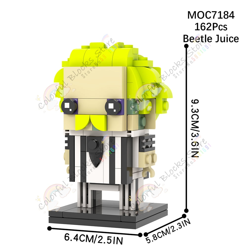Creative Series Character Building Blocks DIY Horror Movie Beetle Juice ...