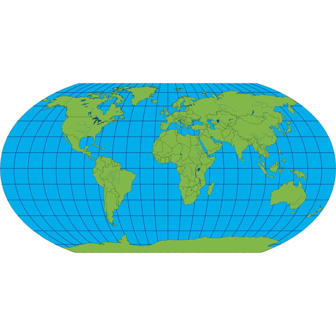 Creative Shapes World Map Notepad - Walmart.com