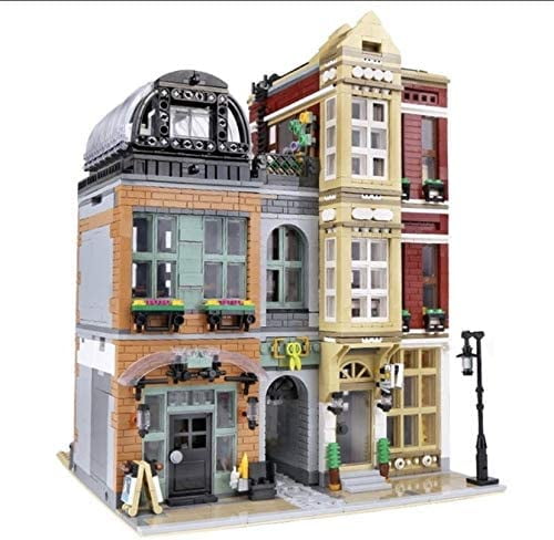 Creative Shoe Store Modular Street View Building Blocks City Set House ...