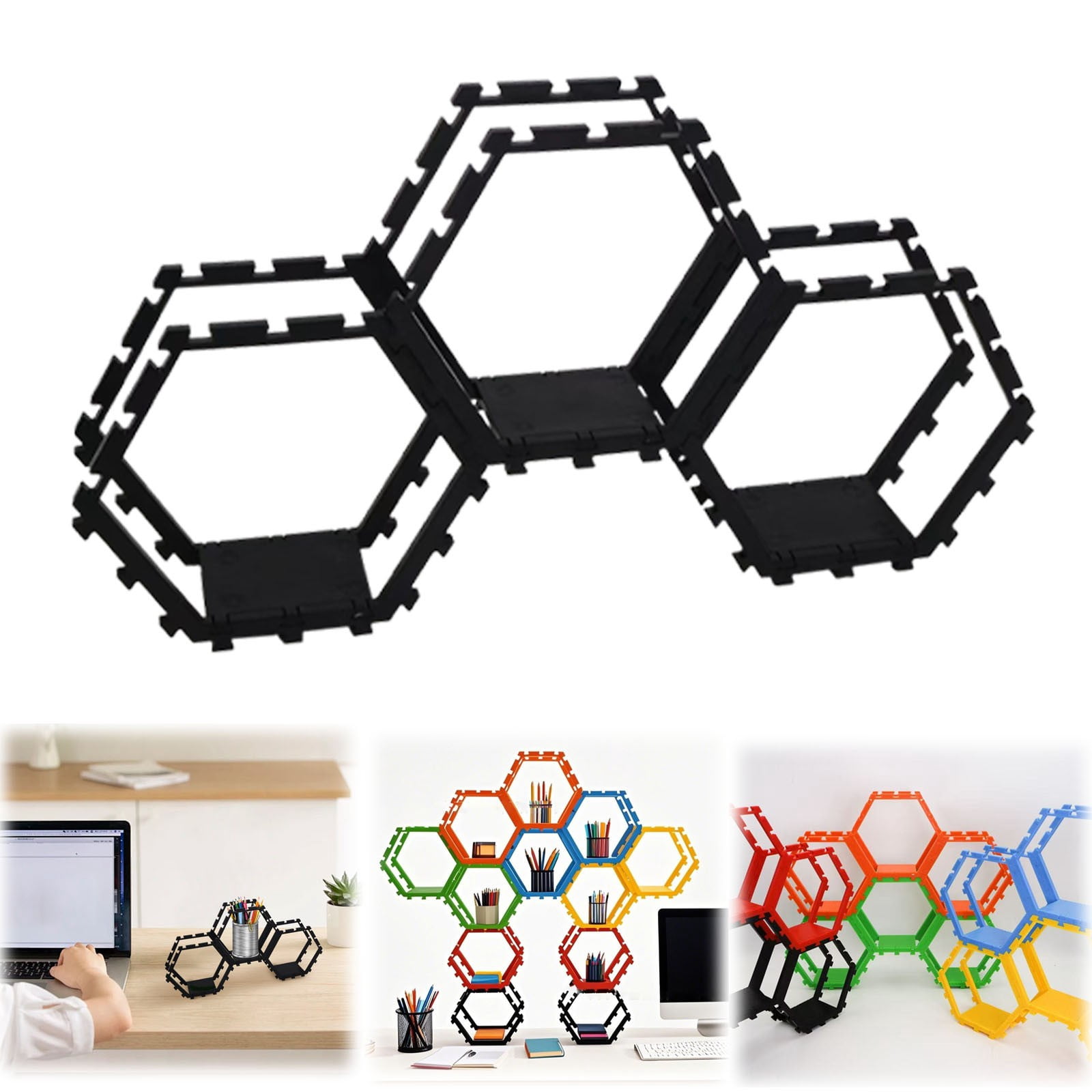 Creative Showcase Stand ，Hexagonal Wall Display Stand Compatible With ...