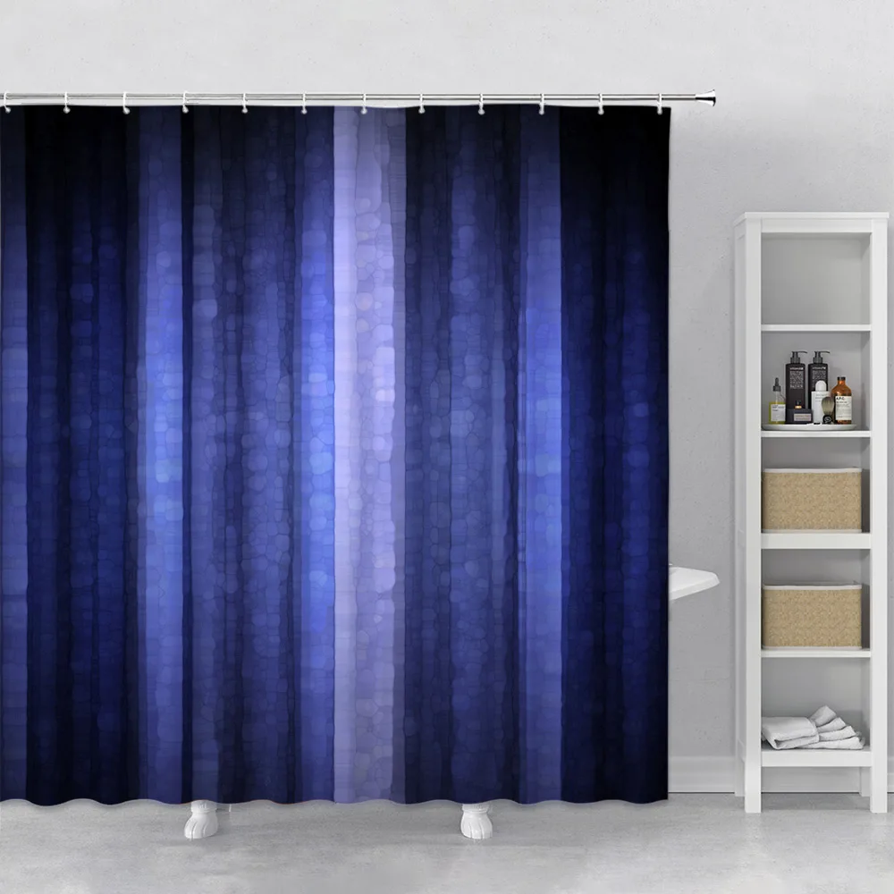 Creative Shower Curtain Color Transition Effect Abstract Modern Picture ...