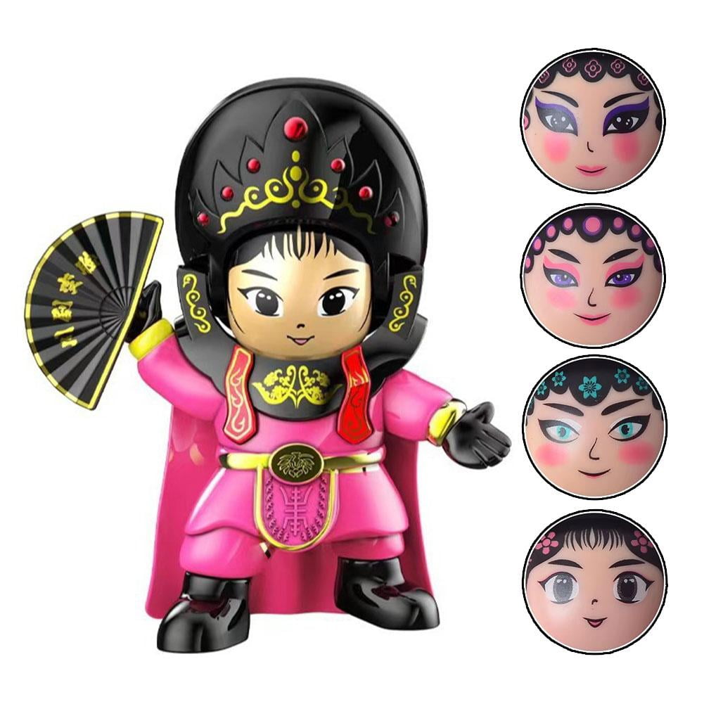 Creative Sichuan Opera Face Changing Ornament Mask Doll Figurines Toy ...