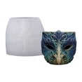 Creative Silicone Bird Mask Planter Mold Crafting Unique Resin Cement ...