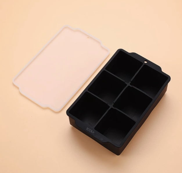 Creative Silicone Ice Ball & Cube Tray Mold with Lid - Food Grade, Easy ...