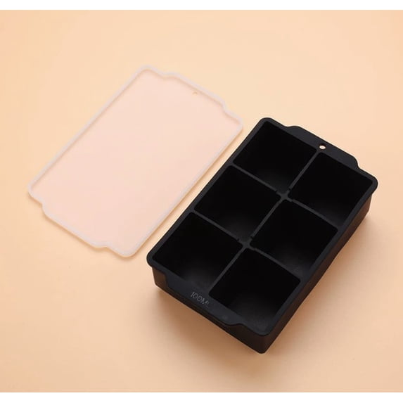 Creative Silicone Ice Ball & Cube Tray Mold with Lid - Food Grade, Easy ...