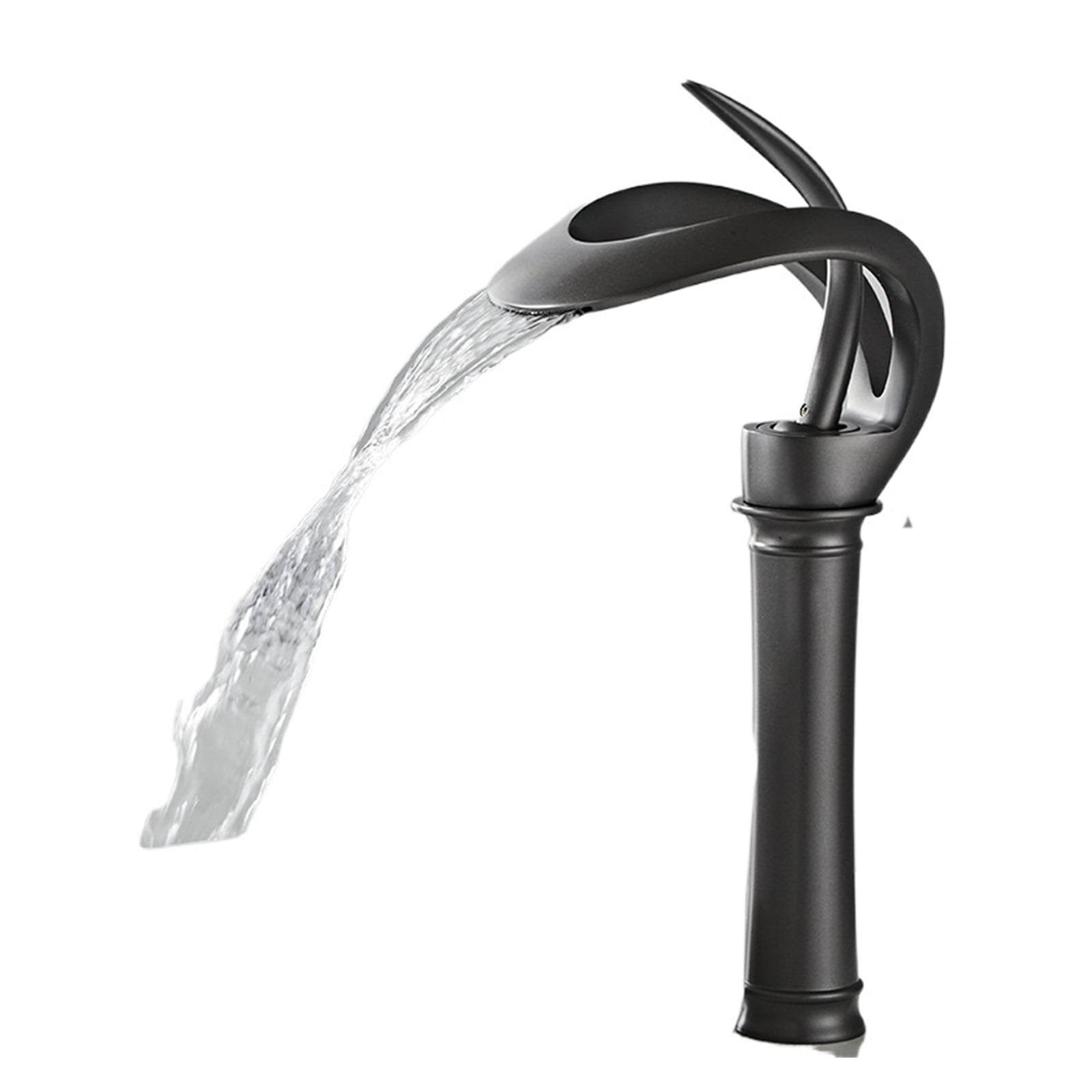 Creative Single Hole Waterfall Style Washbasin Faucet, Hot And Cold ...