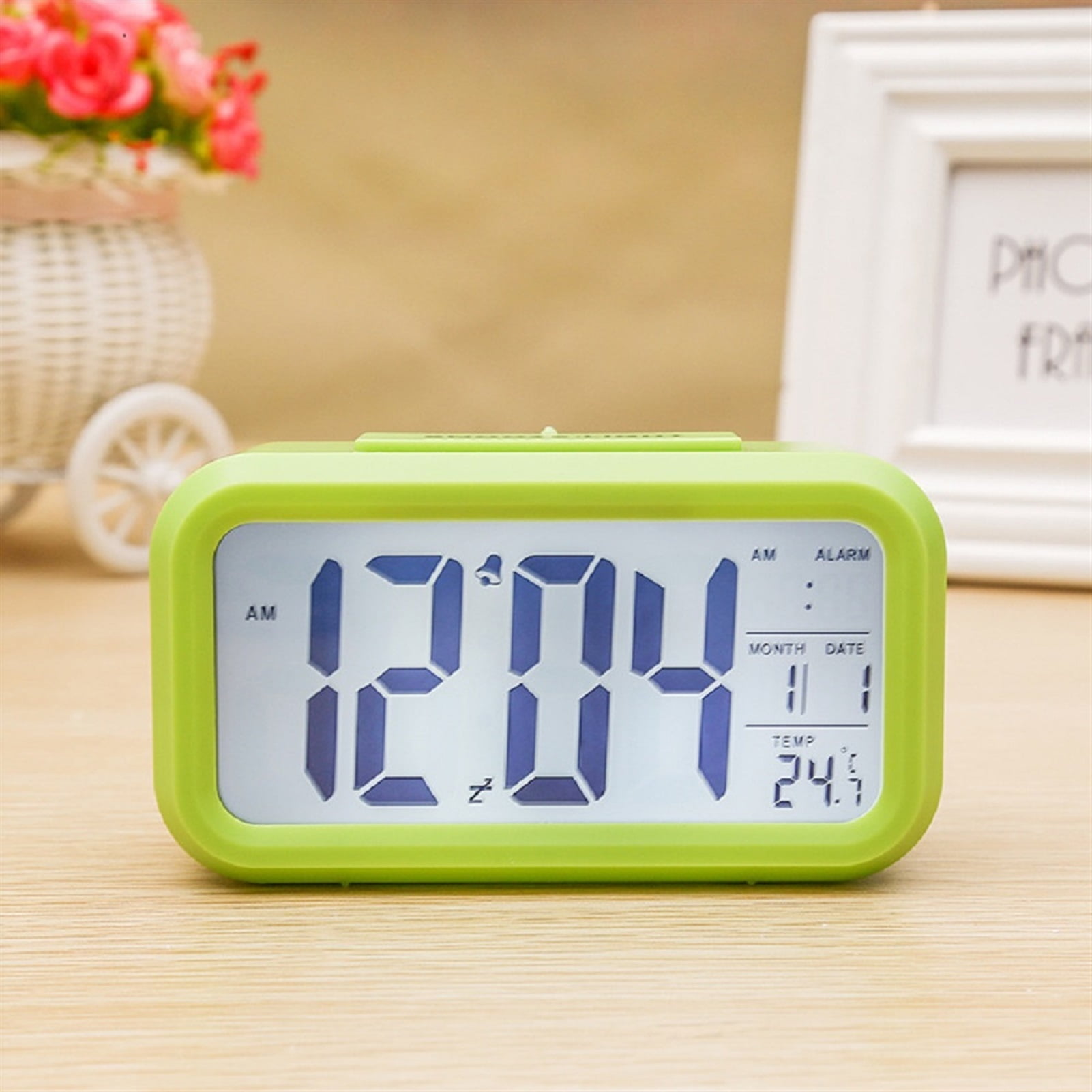 Creative Smart LED Clock Backlight Snooze Mute Digital Alarm Clocks ...