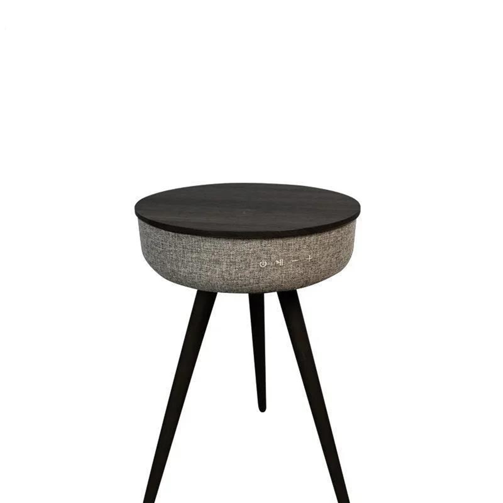 Creative Smart Round Tea Table Bluetooth Stereo Audio Sofa Side Table ...