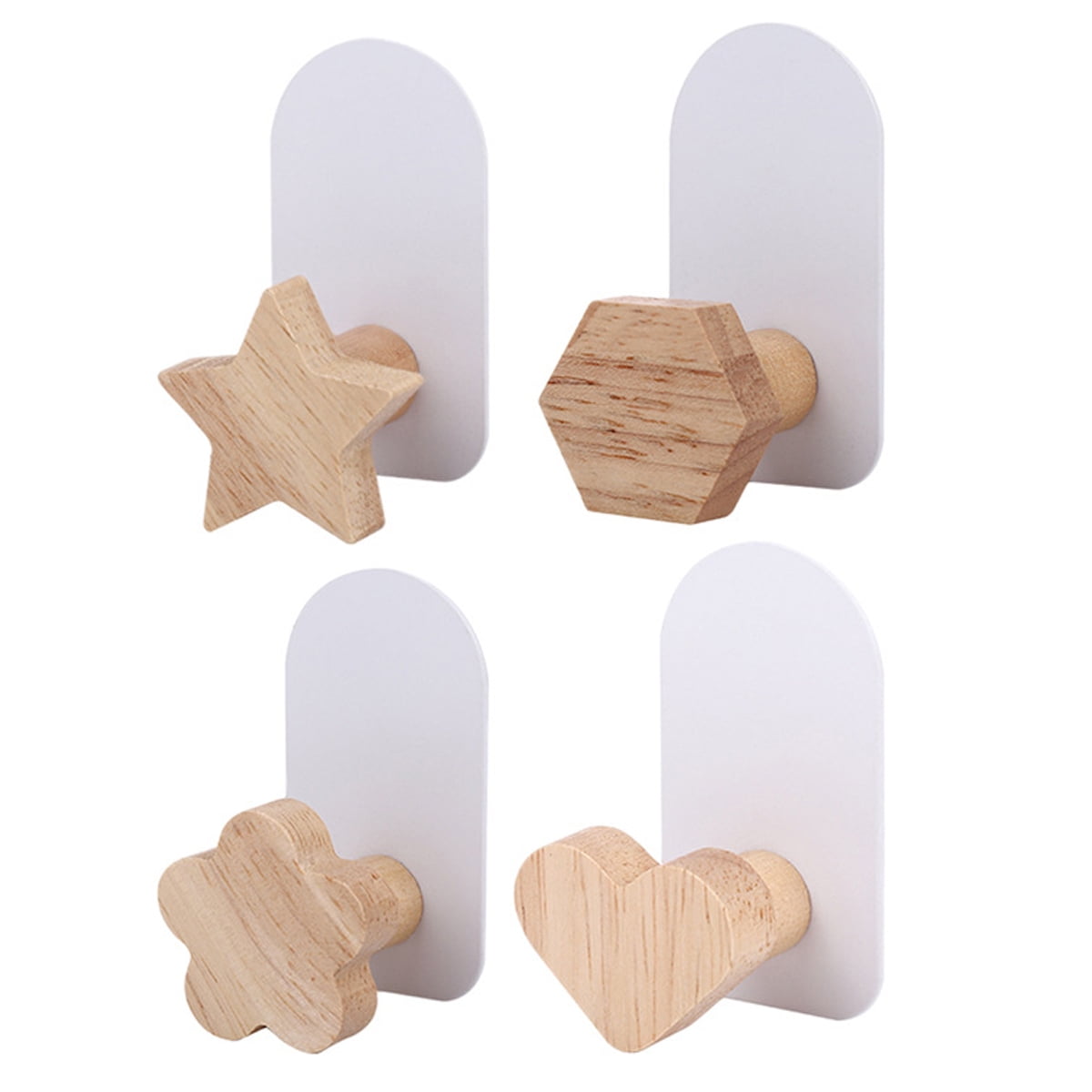Creative Solid Wood Hook, Compact Decorative Wall Hooks For Your Home's ...