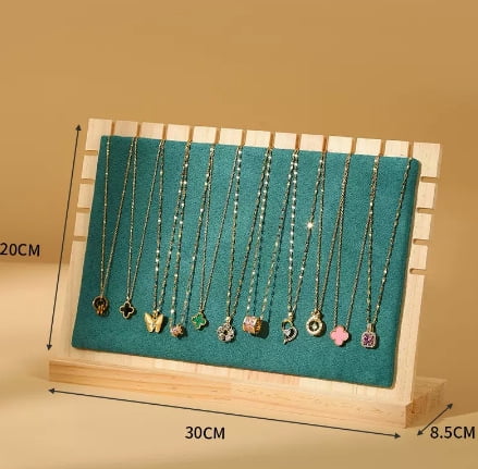 Creative Solid Wooden Necklace Frame Fashion Jewelry Display Frame ...