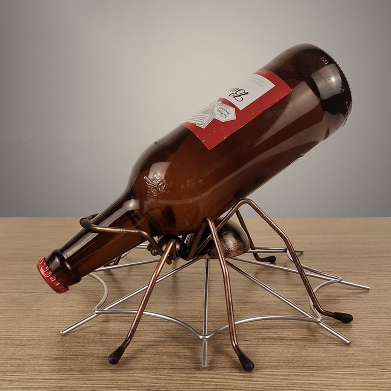Creative Spider Wine Rack Poised Bottle Holder Cabinet Stand Bracket ...