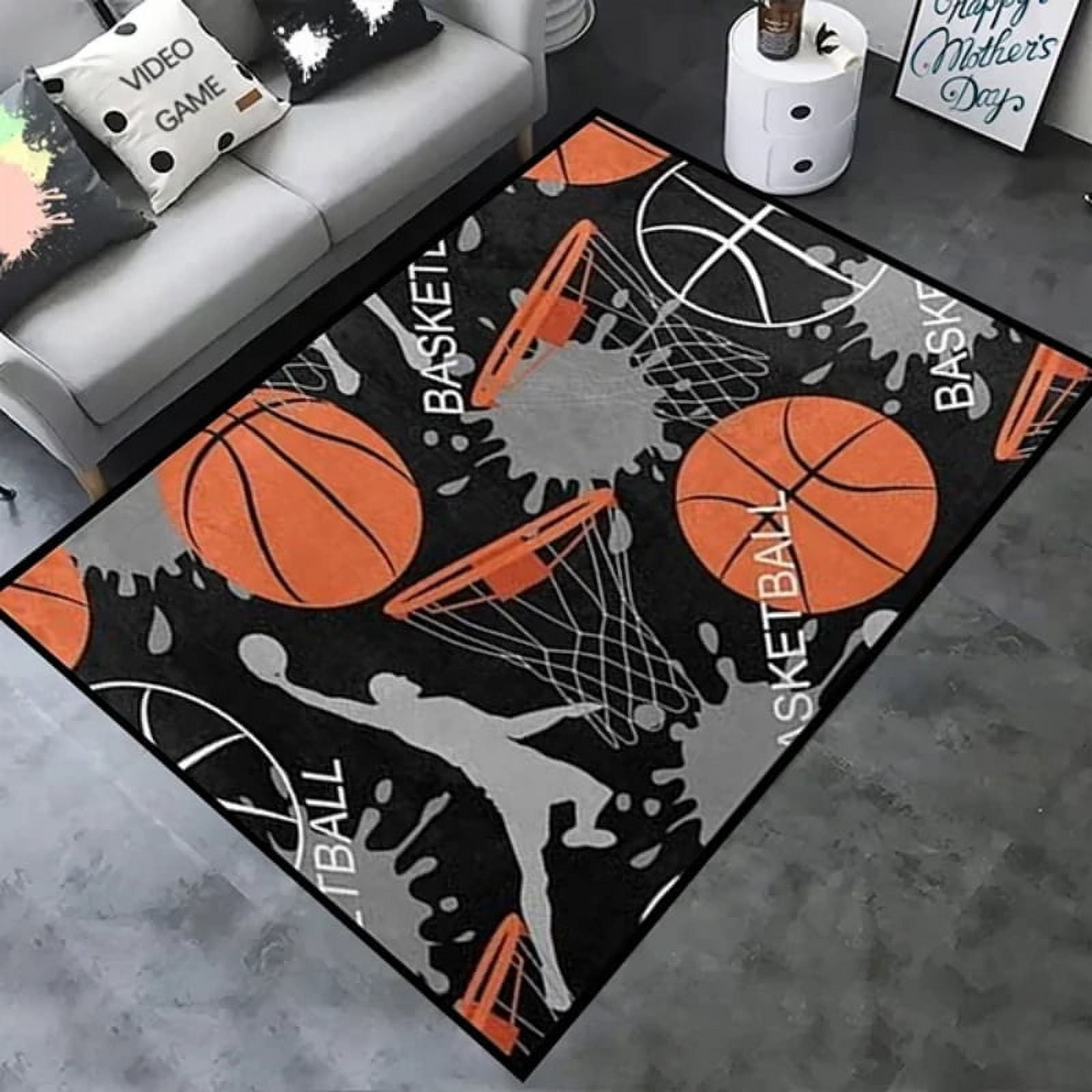Creative Sports Area Rug for Living Room Personalized Healthy Exercise ...